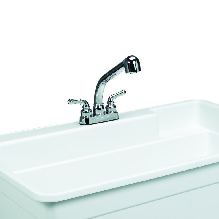 E. L. Mustee & Sons - 28.600A Pull Out Faucet, Supply Lines (2), & P-Trap